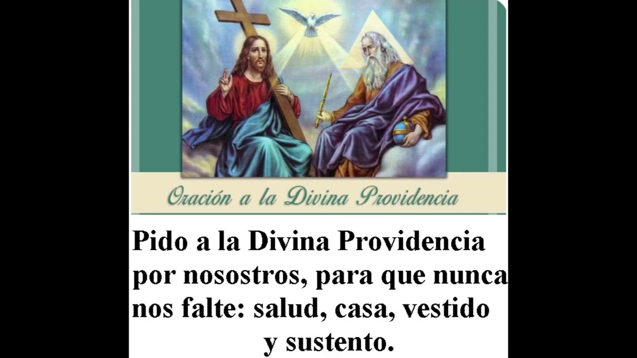 La oración a la Divina Providencia: Un encuentro especial cada primer día del mes - Letrasmix